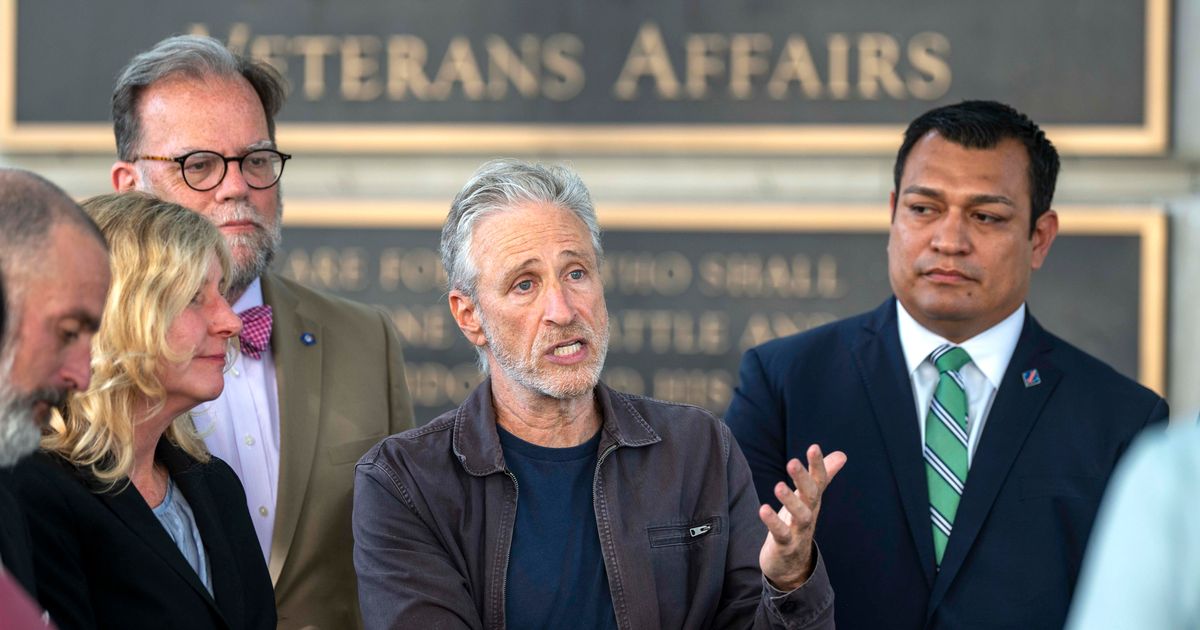 Jon Stewart pushes VA to cover troops sickened by uranium after 9/11 ...