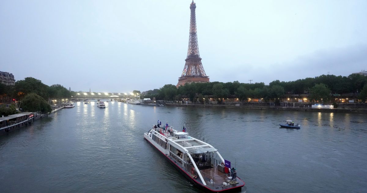 Olympic triathletes hope the Seine River is clean enough for swimming ...