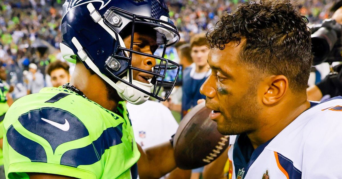 Geno Smith and Russell Wilson are NFL starters with differing points to ...