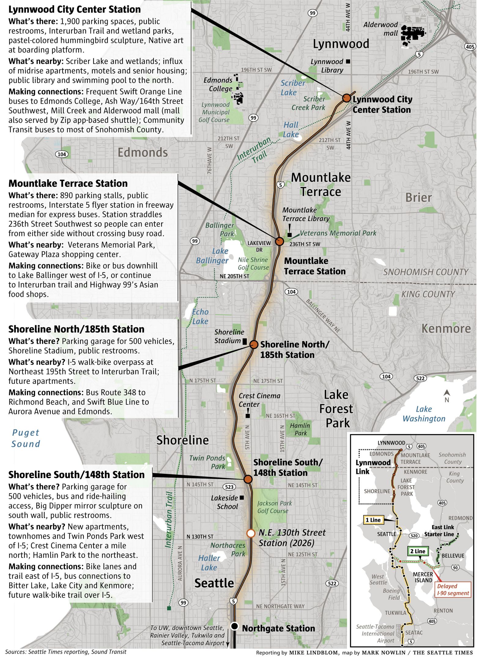Light rail for beginners: How to ride the new Lynnwood extension | The ...