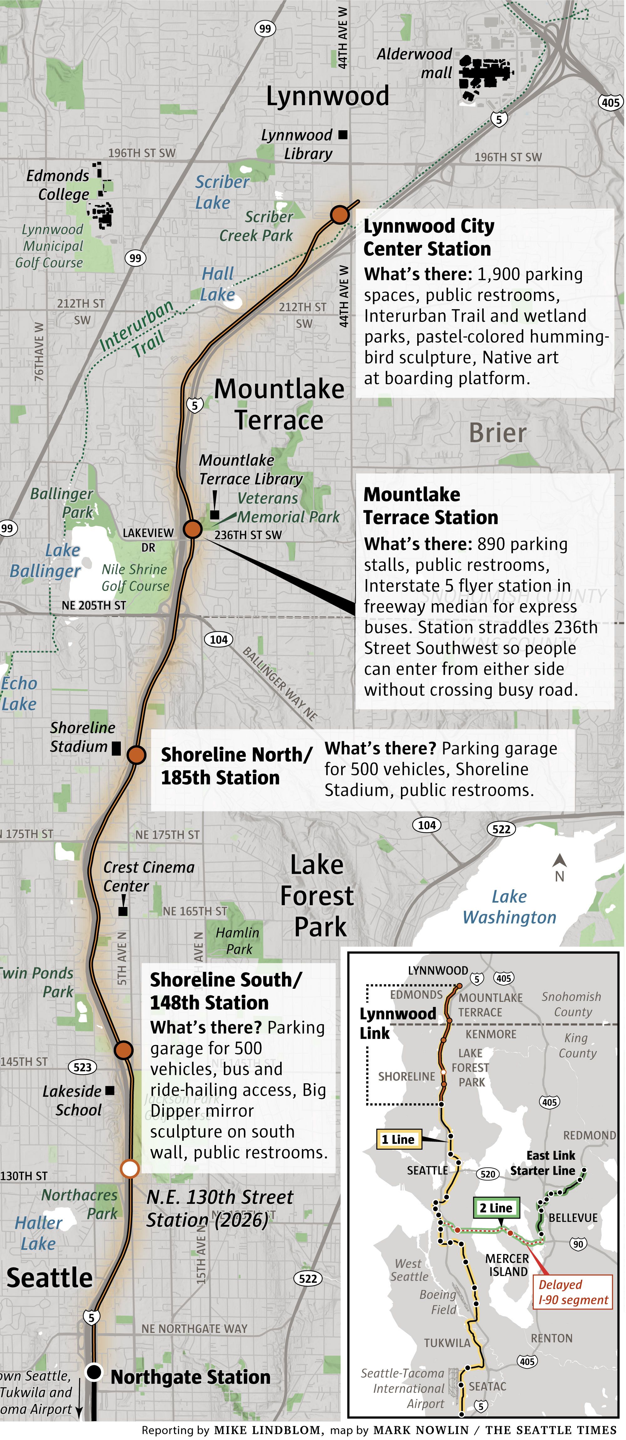 Light rail for beginners: How to ride the new Lynnwood extension | The ...