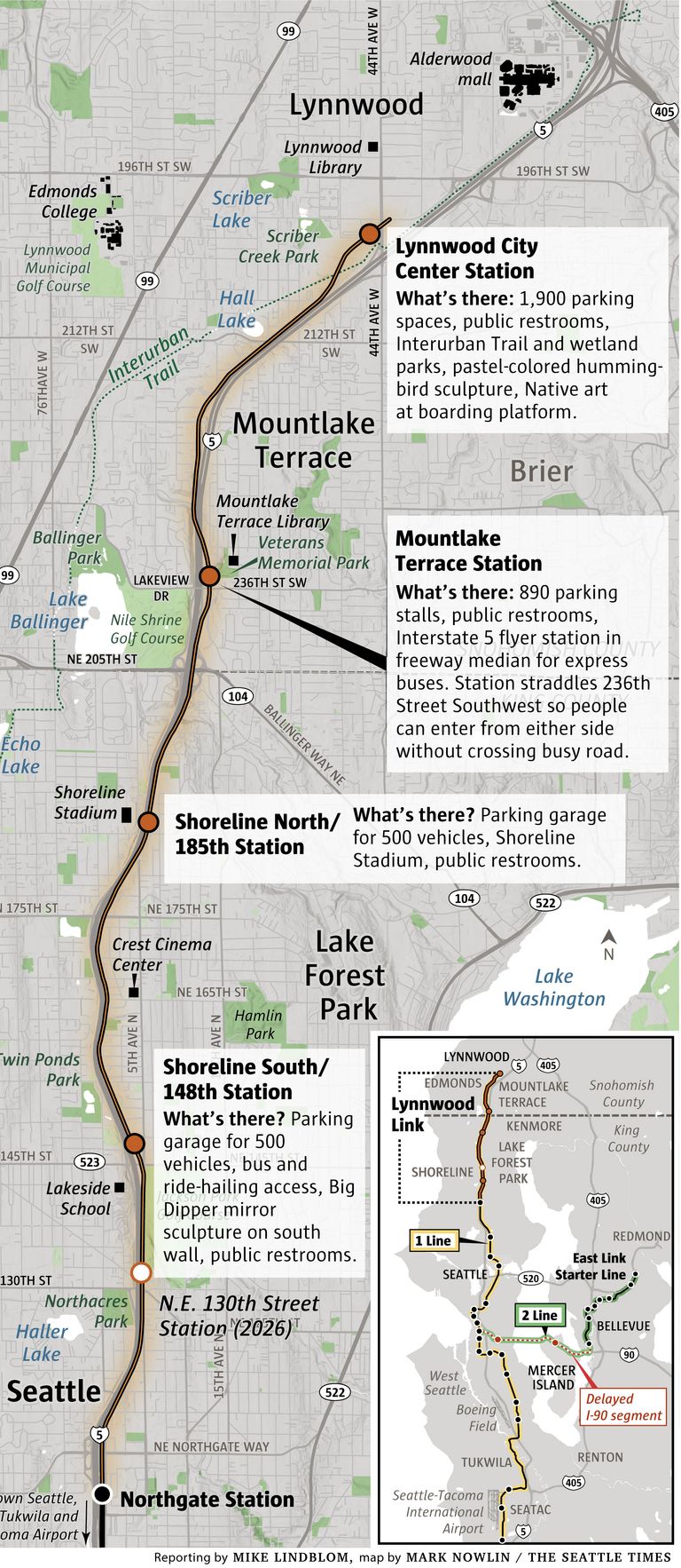 Light rail for beginners: How to ride the new Lynnwood extension | The ...