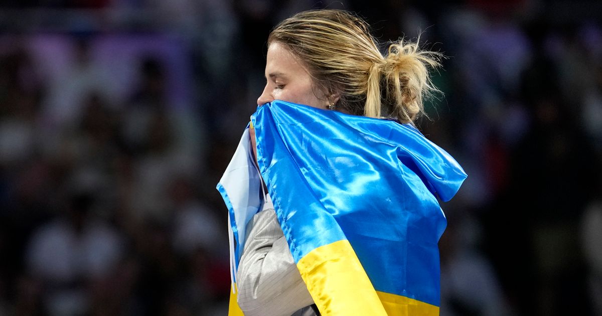 Ukraine wins its first gold medal of the Paris Olympics, in women’s ...