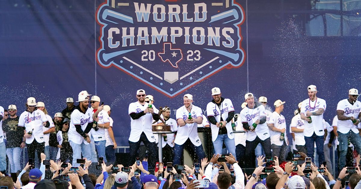 Biden hosts World Series champion Texas Rangers at the White House ...