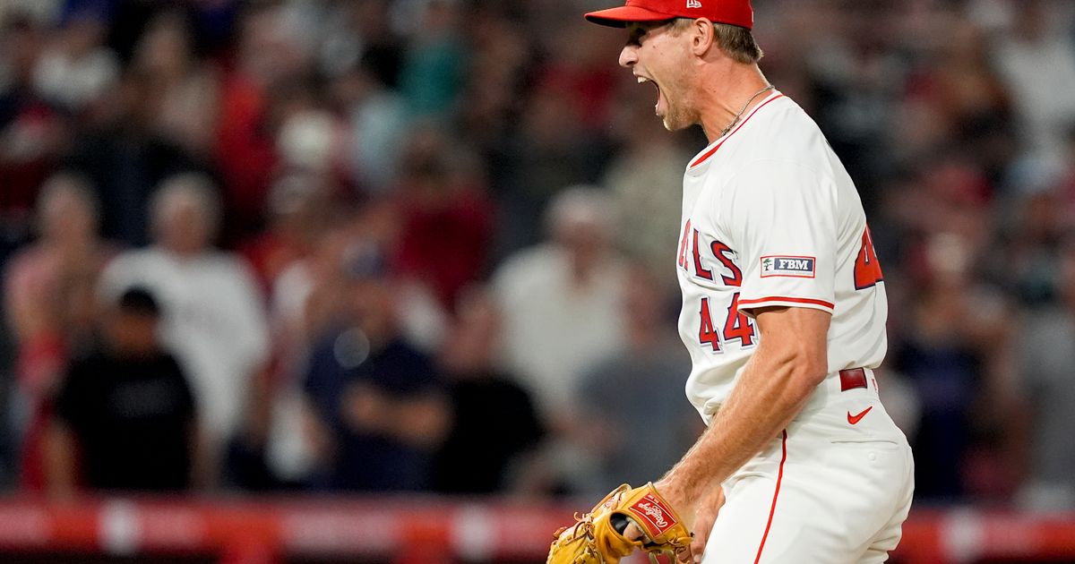 104.7 mph: Angels’ Joyce gets 1st save, strikes out Martinez on fastest ...