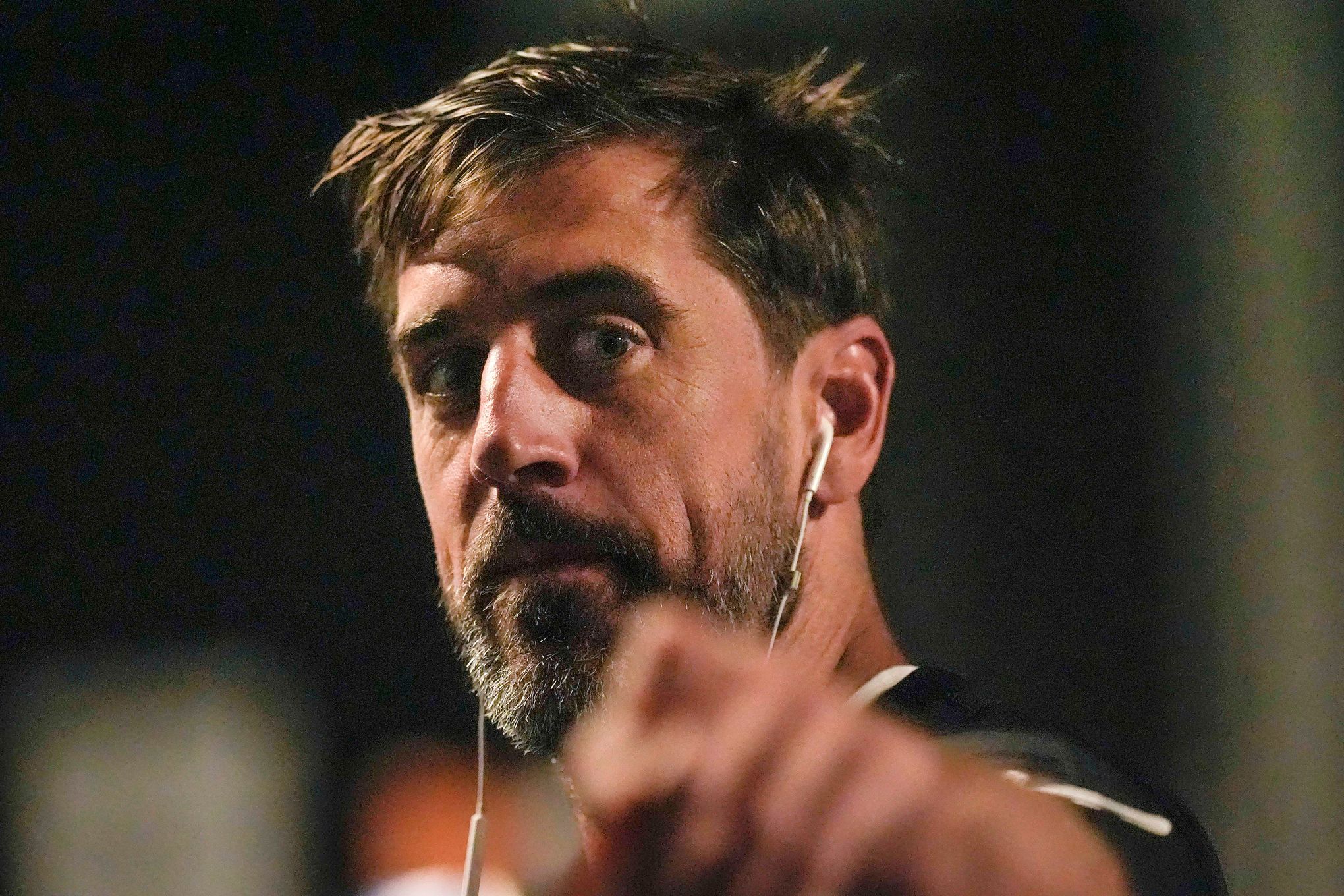 Aaron Rodgers Mustache Jets