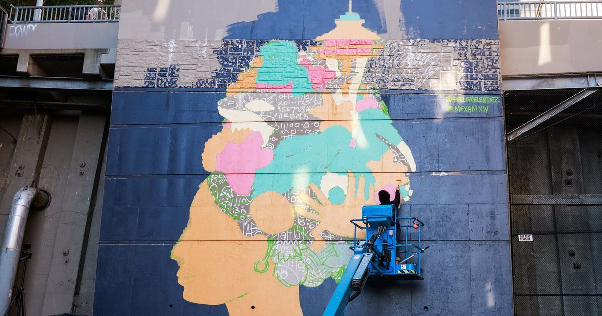 New downtown Seattle mural celebrates Mexican culture | The Seattle Times
