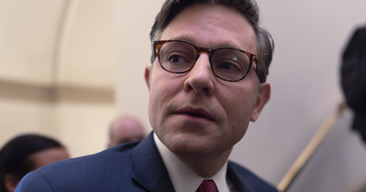 Speaker Johnson pushes ahead on funding bill with proof of citizenship ...