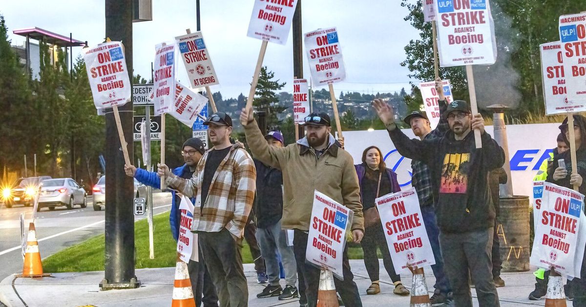Boeing to furlough tens of thousands of workers as Machinists strike ...