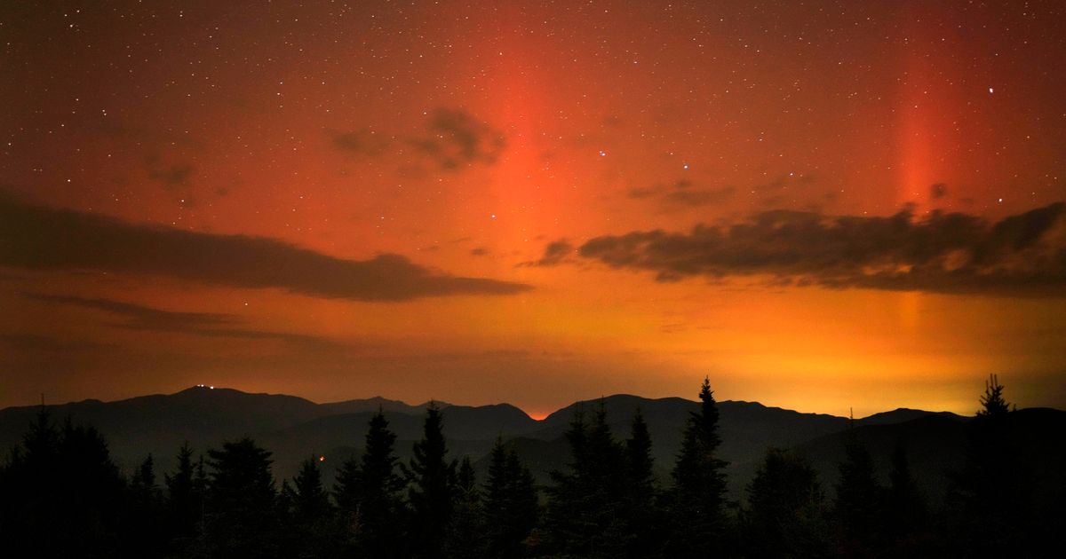 Solar storms may cause faint auroras overnight in parts of Northern ...