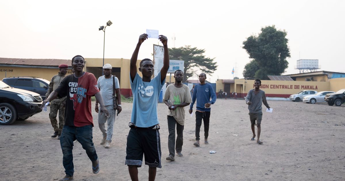 Congo frees 600 inmates at main prison in a bid to ease overcrowding ...