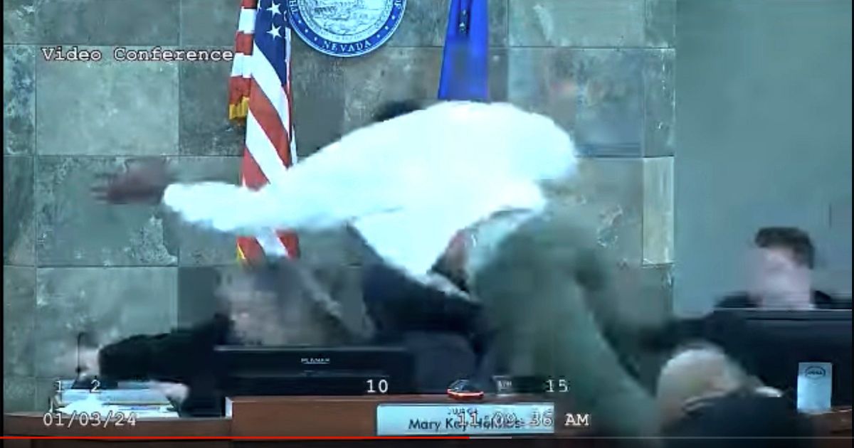 A man who attacked a Nevada judge in court pleads guilty but mentally ...