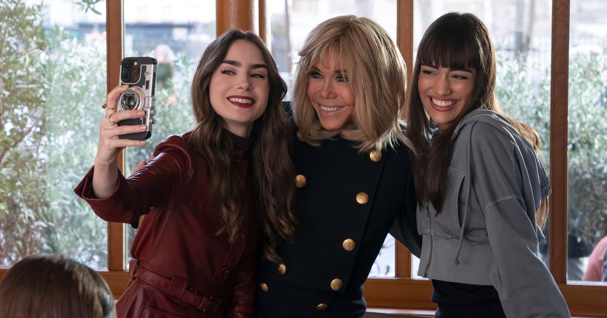 French First Lady stars as surprise guest in new season of ‘Emily in ...