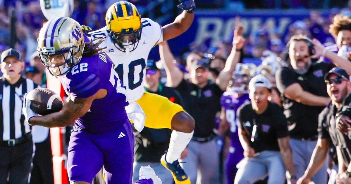 Washington football vs. No. 10 Michigan: Updates, score, how to watch ...