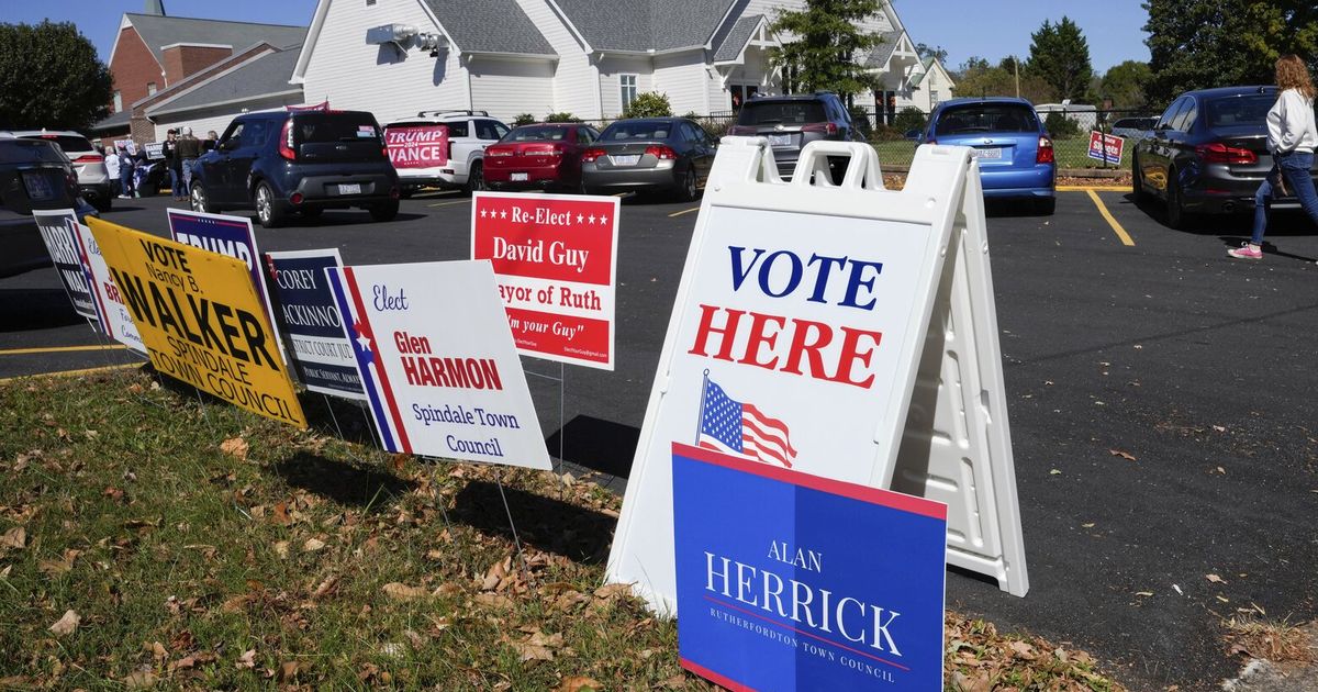 North Carolina early voters, still recovering from Helene, exceed 2020 ...