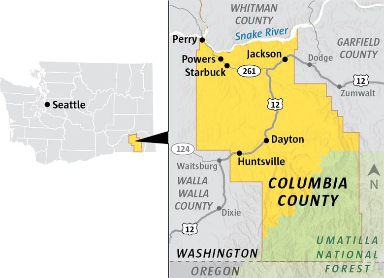 Columbia County Washington COLUMBIA COUNTY WASHINGTON SHERIFF PATCH WA