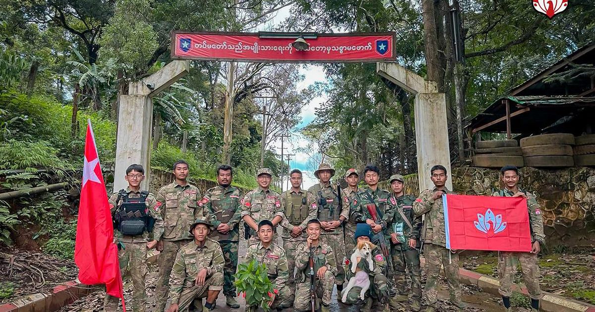Myanmar’s civil war reshaped in past year with coordinated offensive by ...