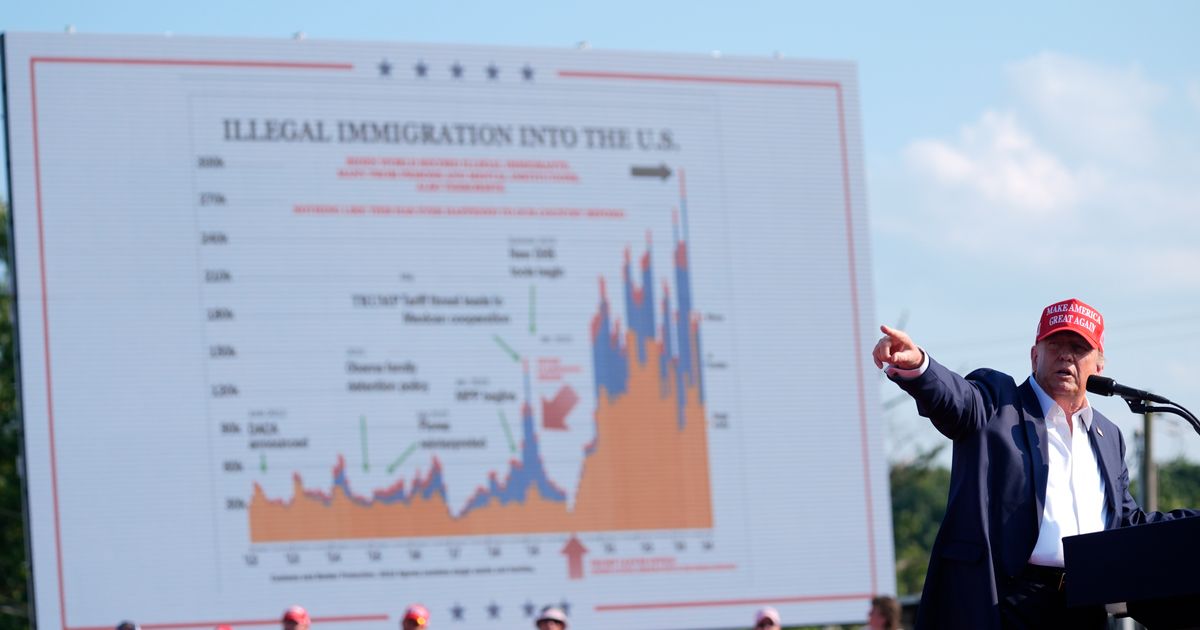 How Trump credits an immigration chart for saving his life and what the ...
