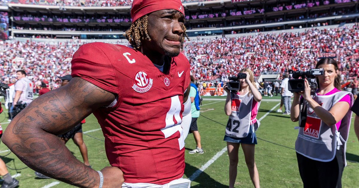 No. 7 Alabama overcomes botched recovery of an onside kick to beat ...