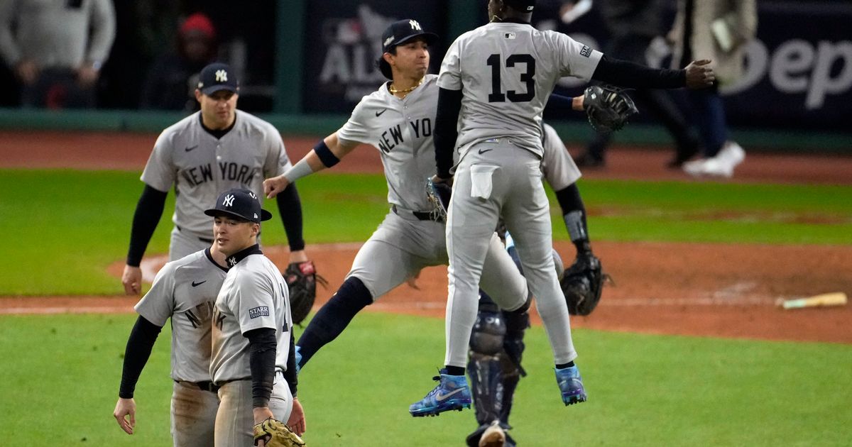 Yankees get to Guardians closer Clase again, score 2 runs in 9th to win ...