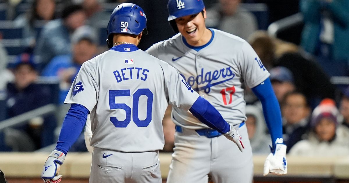 Ohtani and Betts lead Dodgers to latest blowout of Mets for 3-1 lead in ...