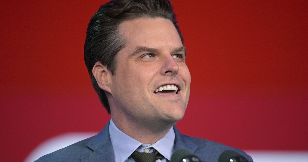 Matt Gaetz once faced a sex trafficking investigation by the Justice ...