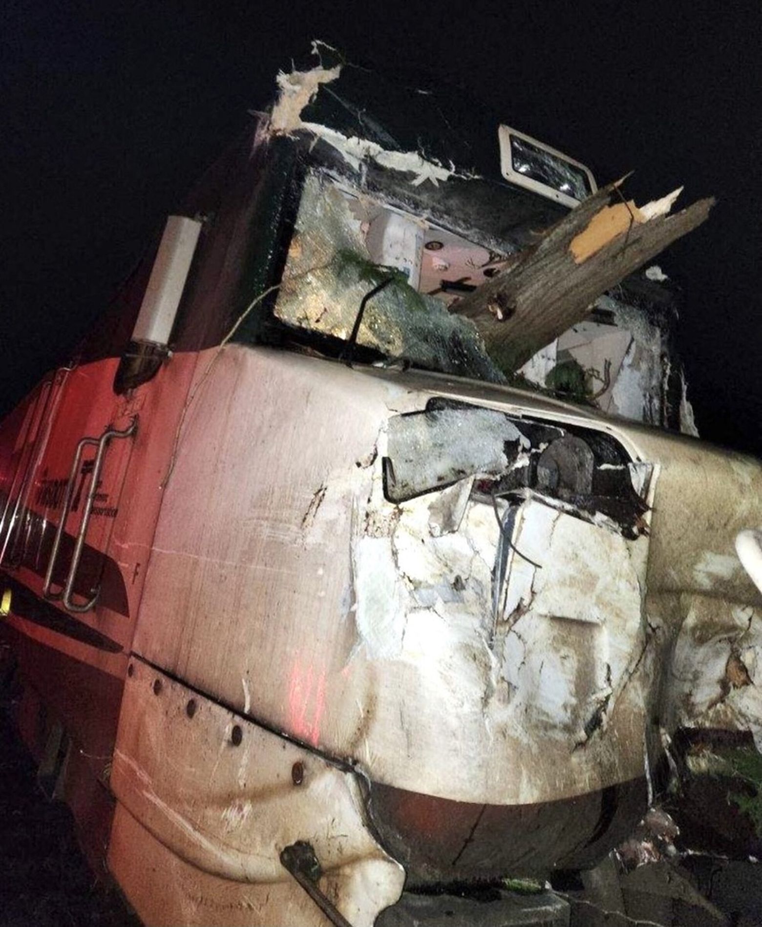 Amtrak 8306 Hits Mustang