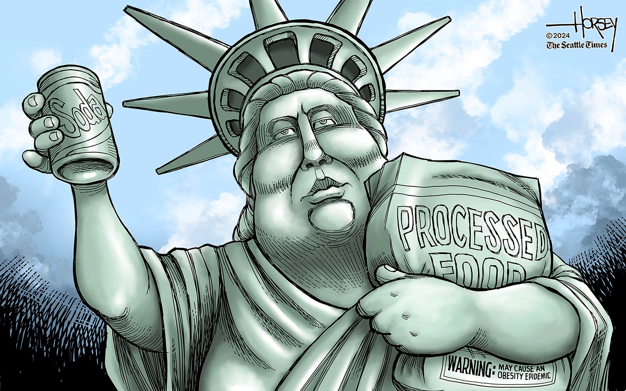 Cartoon Obesity