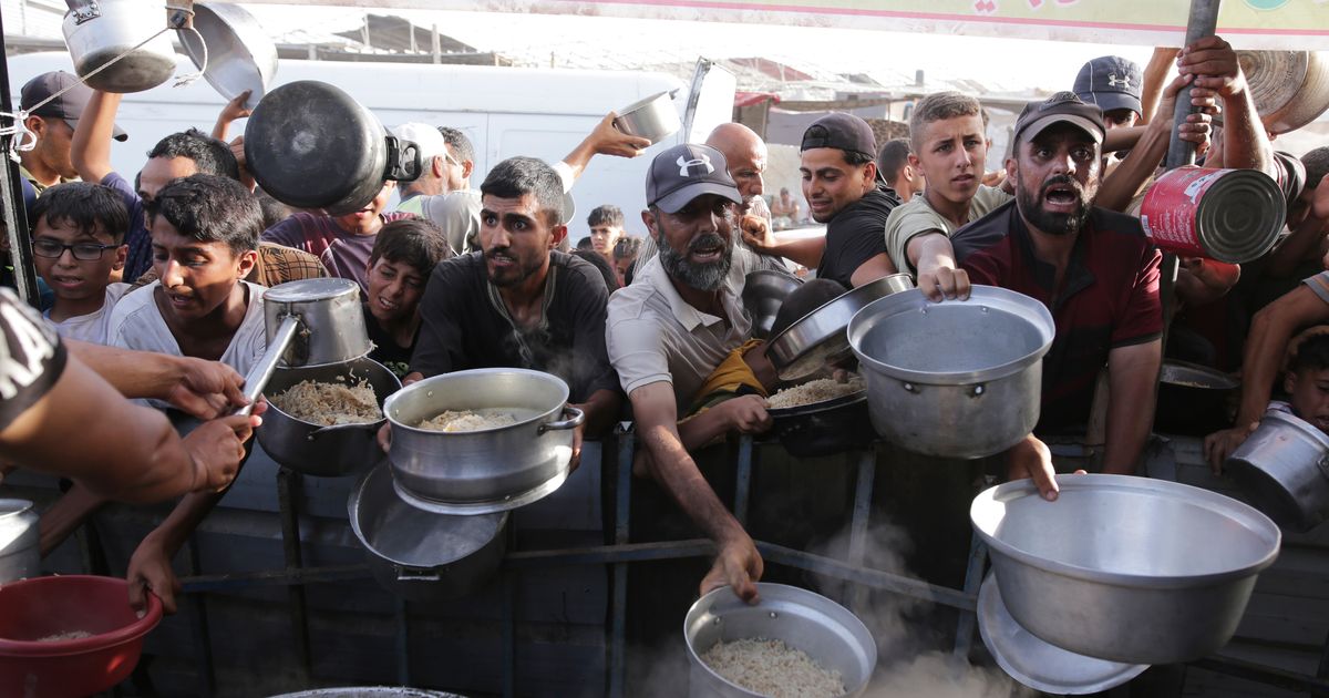 Hungry Palestinians in north Gaza search for food, sealed off from aid ...