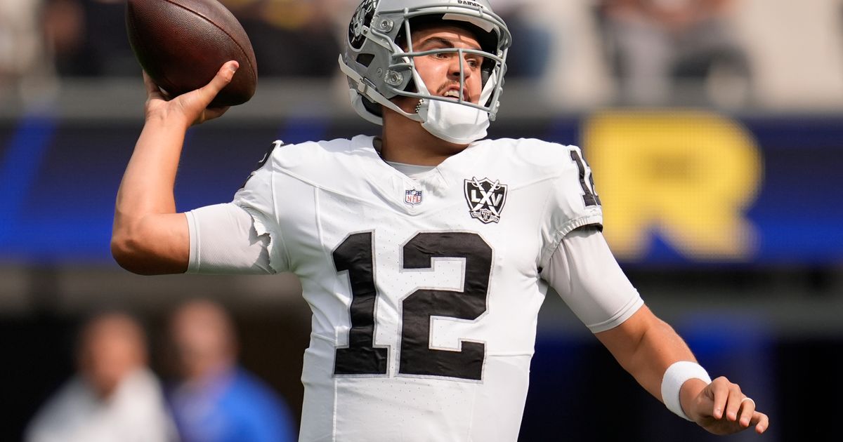 Raiders will start O’Connell at quarterback when they visit the Chiefs ...