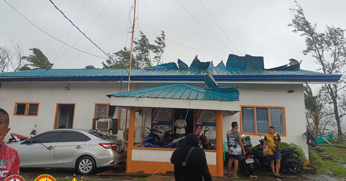 Typhoon floods villages, rips off roofs and damages 2 domestic airports ...