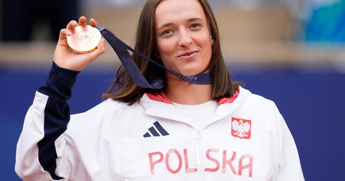 Five-time Grand Slam champion Iga Swiatek accepts a one-month ...