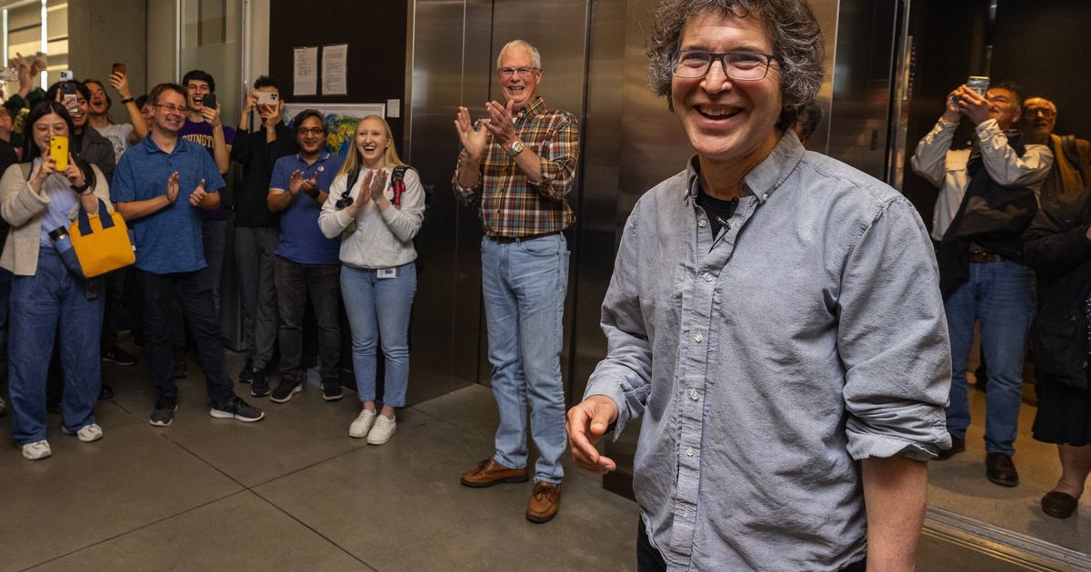 Watch: UW professor David Baker accepts Nobel Prize in chemistry | The Seattle Times