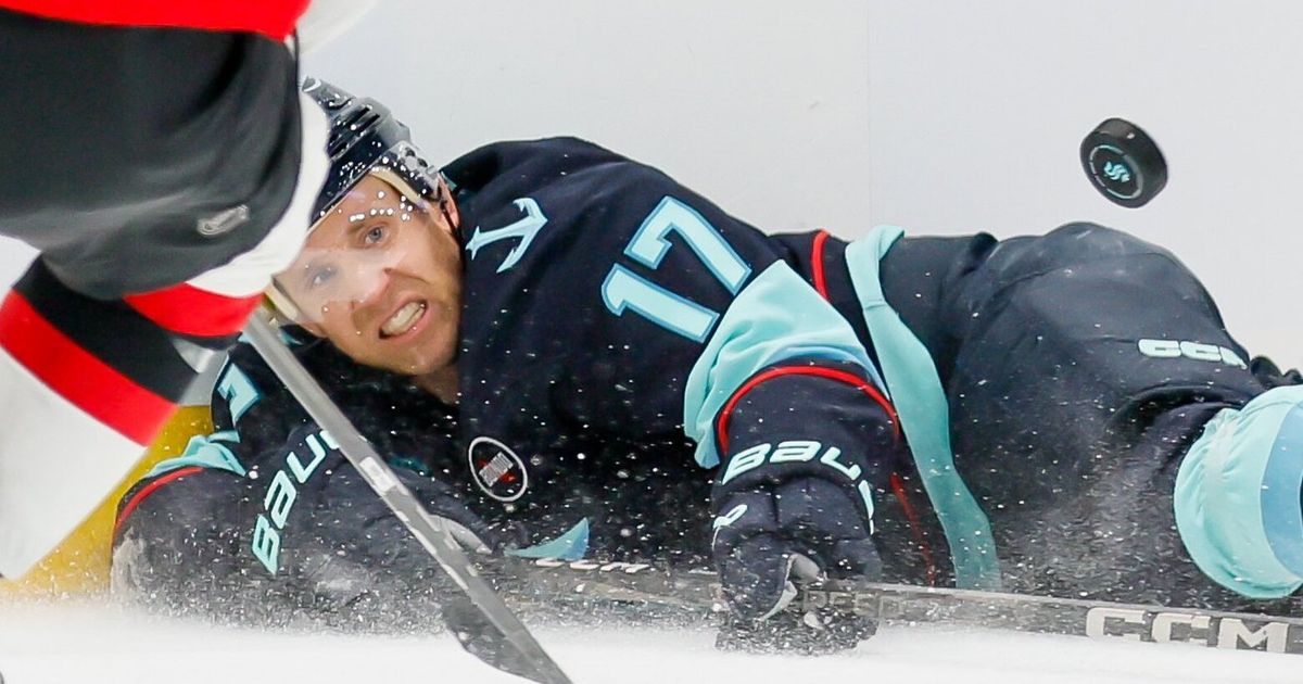 Photos: Kraken can’t score against Senators, lose 3-0 | The Seattle Times