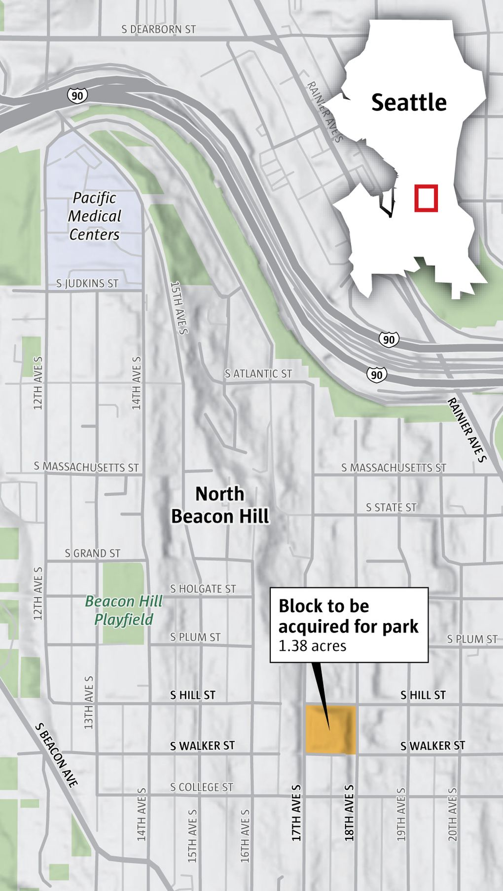 Seattle to buy Beacon Hill block for new park to close green-space gap ...