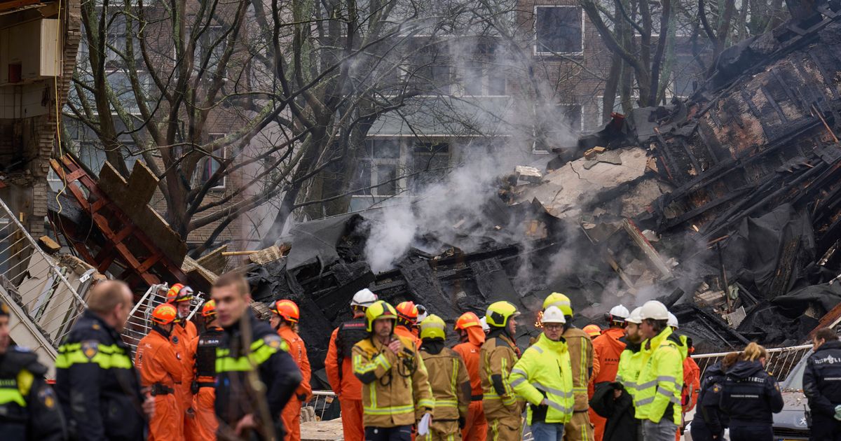 An explosion destroys an apartment block in a Dutch city, killing at least 3 and injuring others ...