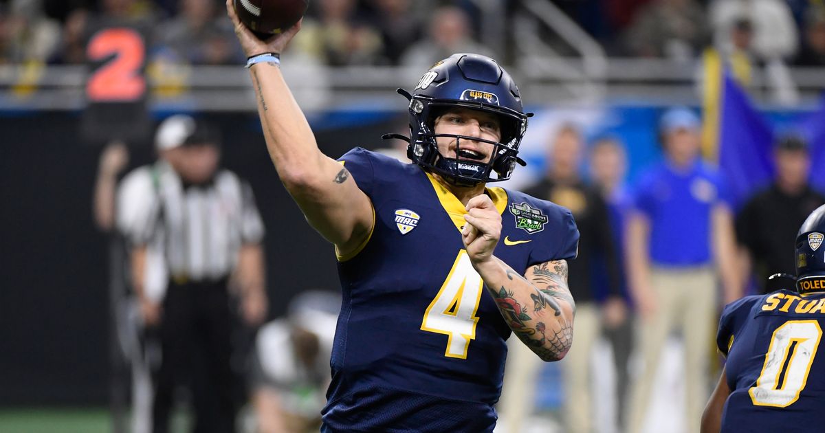 Tucker Gleason runs and passes for 5 OT scores as Toledo beats Pitt 48 ...