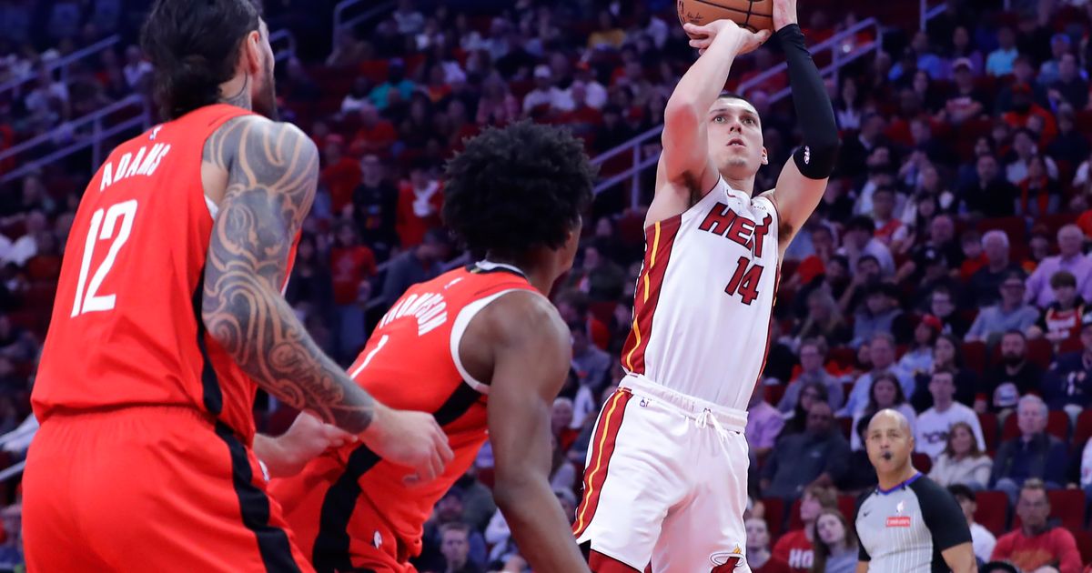 Herro leads Heat over Rockets in game marred by fight and ejections in ...