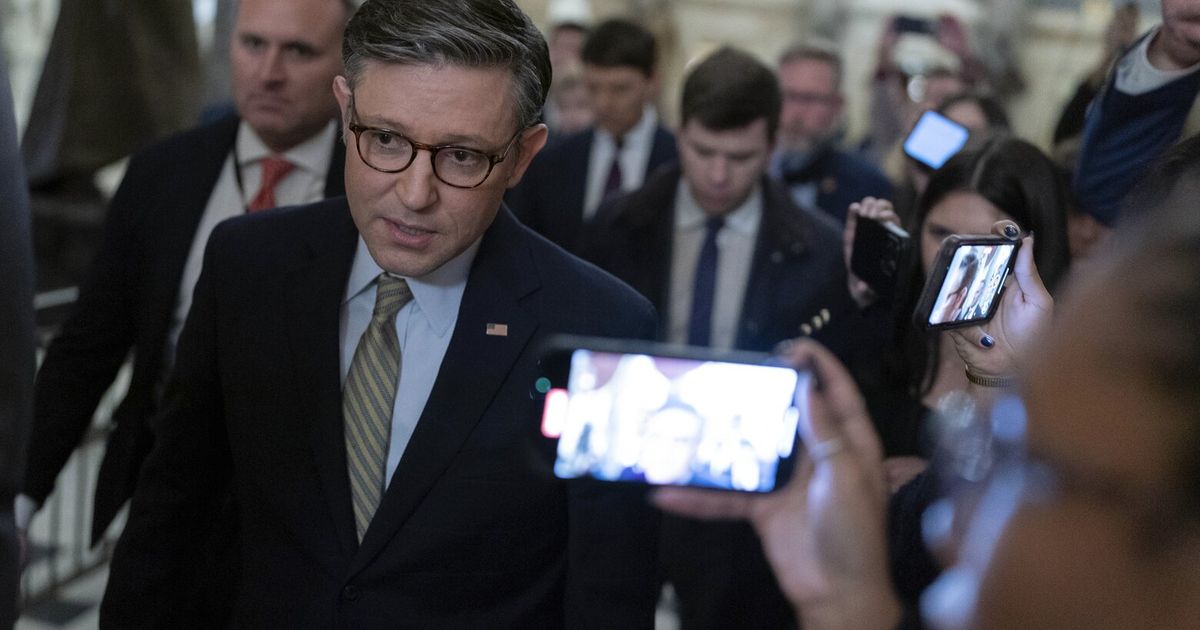Republican Mike Johnson reelected House speaker in dramatic floor vote ...