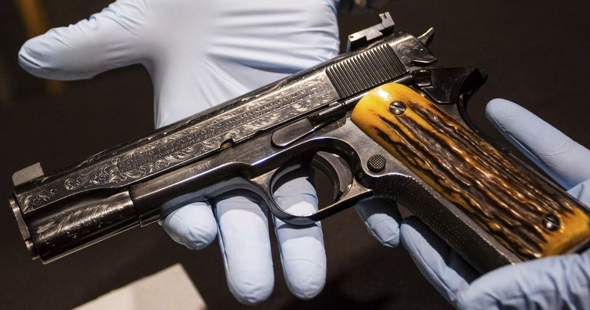 Al Capone called it his sweetheart. The pistol that saved his life is ...
