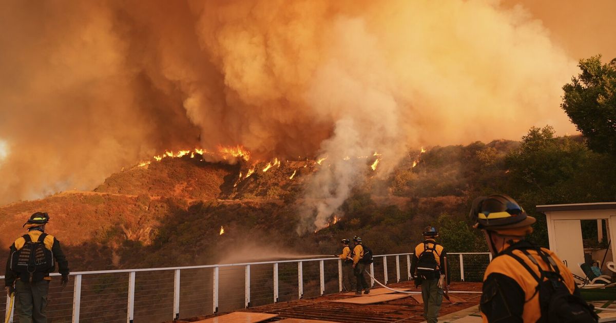 Study says climate change made conditions that fed California wildfires ...