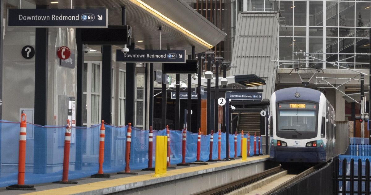 Here’s when two Redmond light rail stations will open this spring | The ...