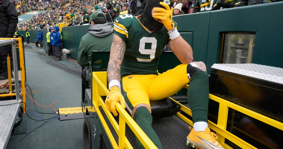 Love and Watson leave Packers’ loss to Bears with injuries | The ...