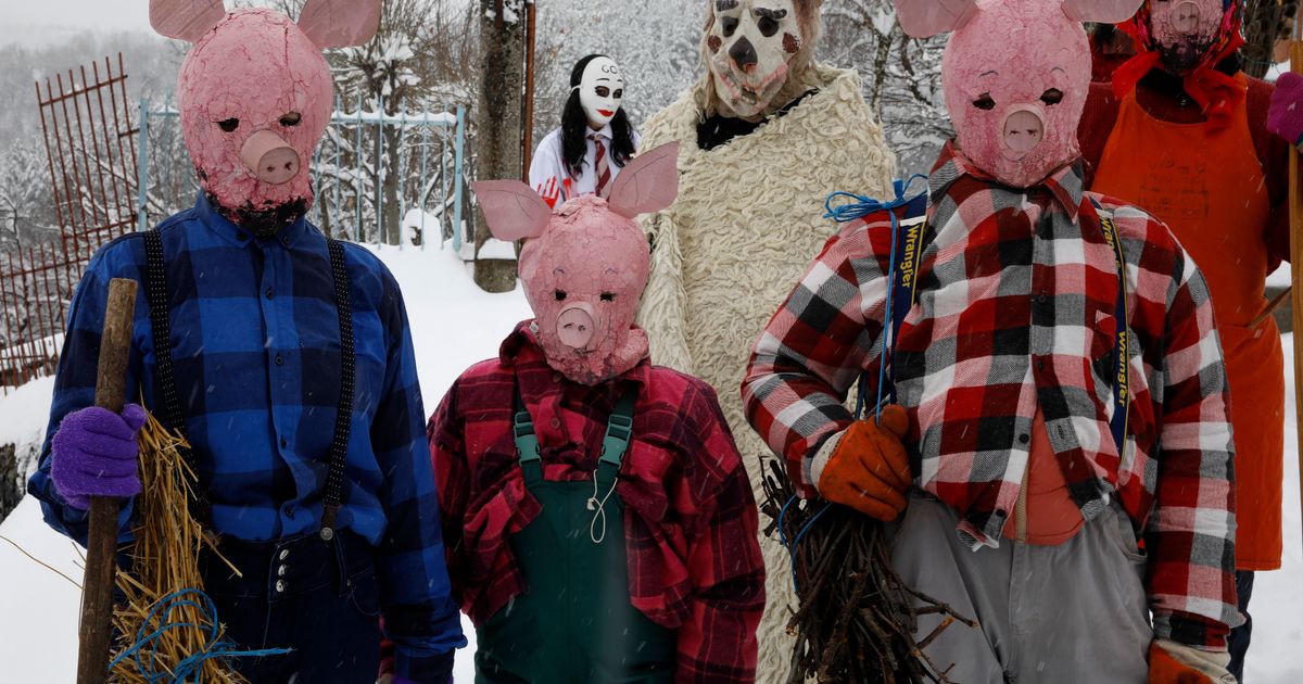PHOTO COLLECTION: North Macedonia Vevcani Carnival | The Seattle Times