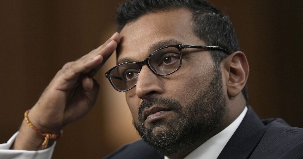 New FBI Director Kash Patel is sworn in as acting ATF chief, AP source ...
