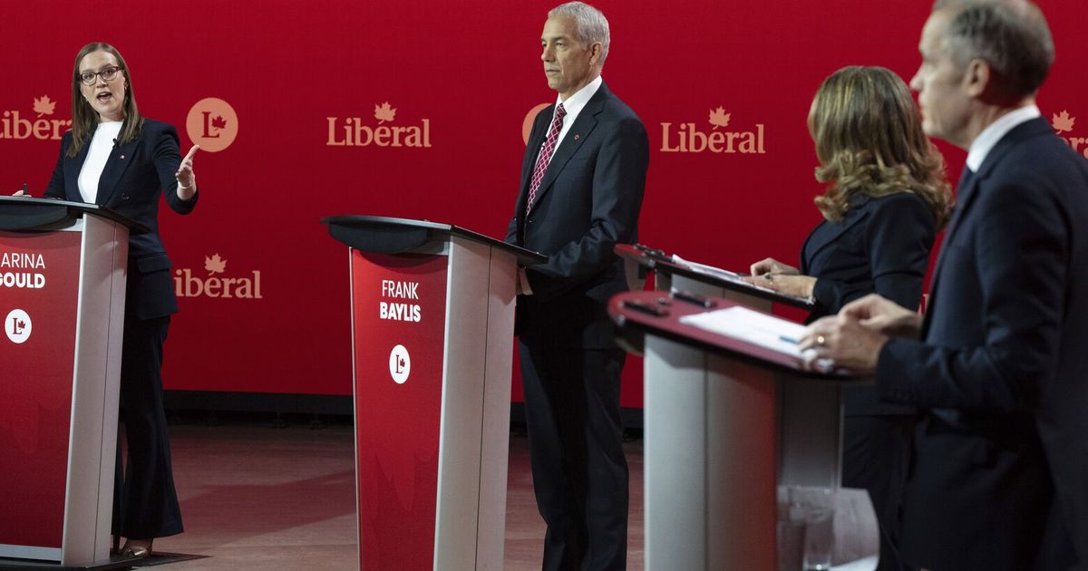 Liberal party leadership candidates in Canada debate who is best to ...