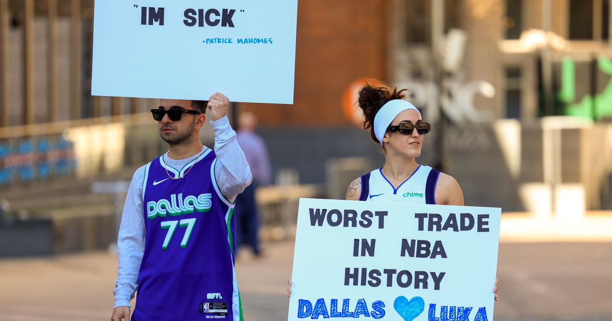 Doncic releases emotional farewell message to Dallas after trade sends ...