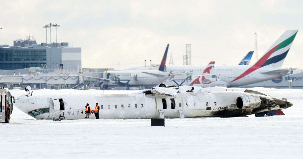 Delta plane that flipped over in Toronto last month showed high rate of ...