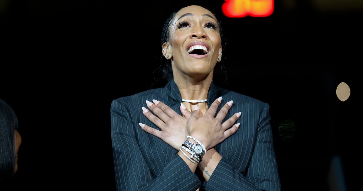 South Carolina retires jersey number of three-time WNBA MVP A’ja Wilson ...