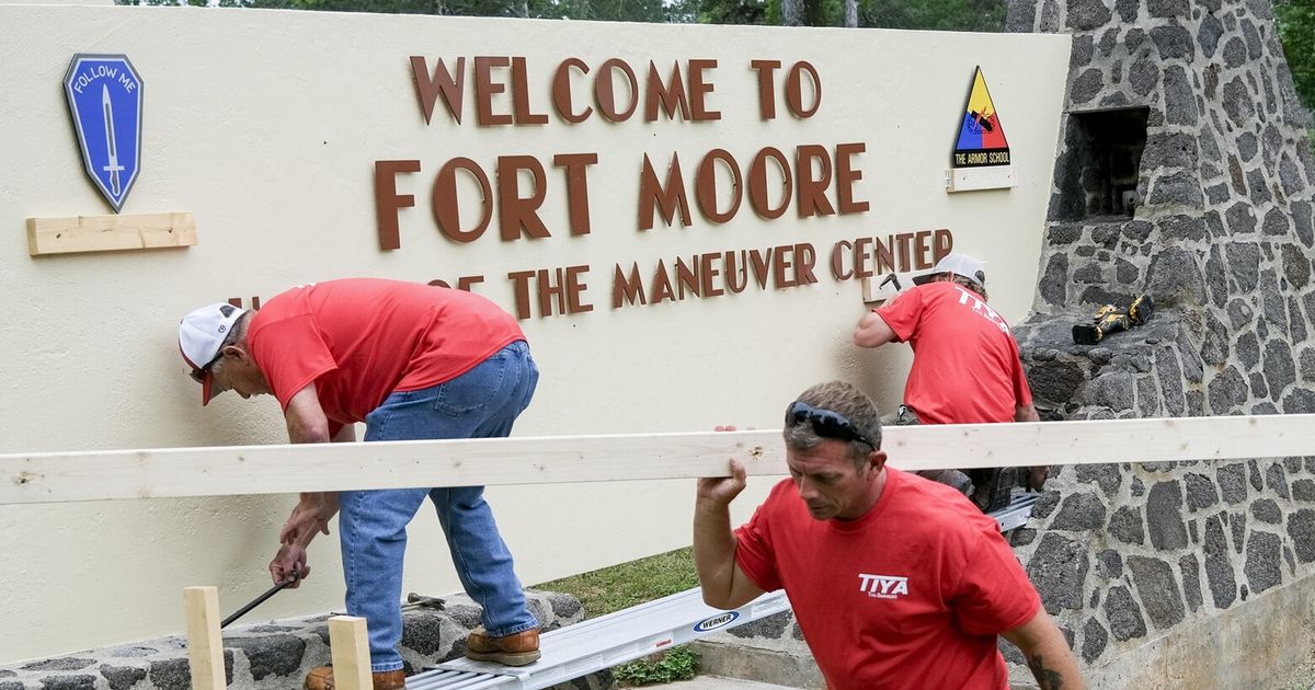 Pentagon changes name of Georgia Army base back to Fort Benning ...